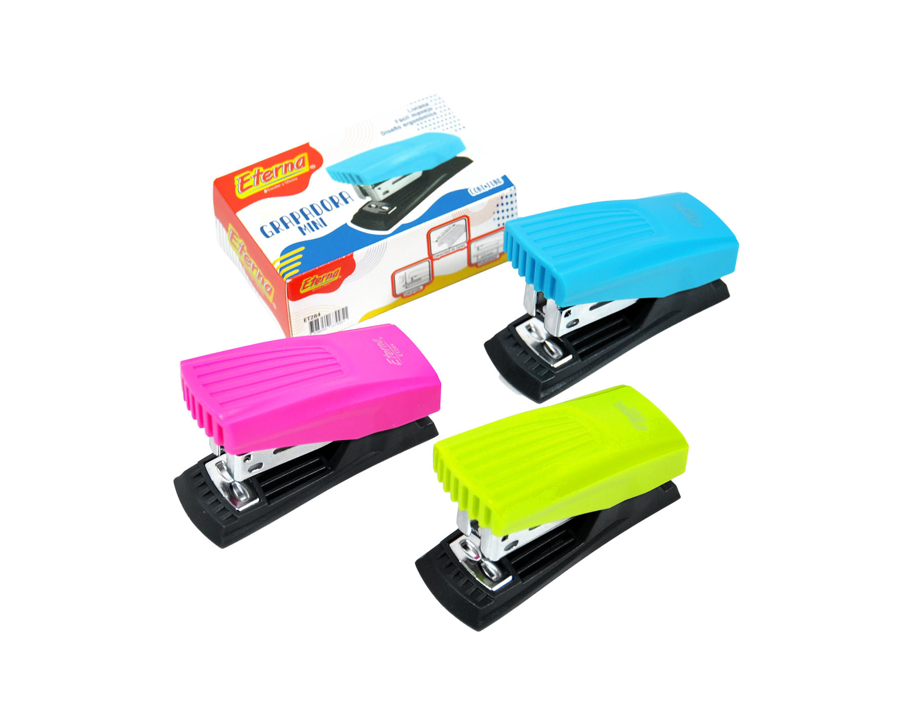 Mini Grapadora Colores Eterna|Eterna