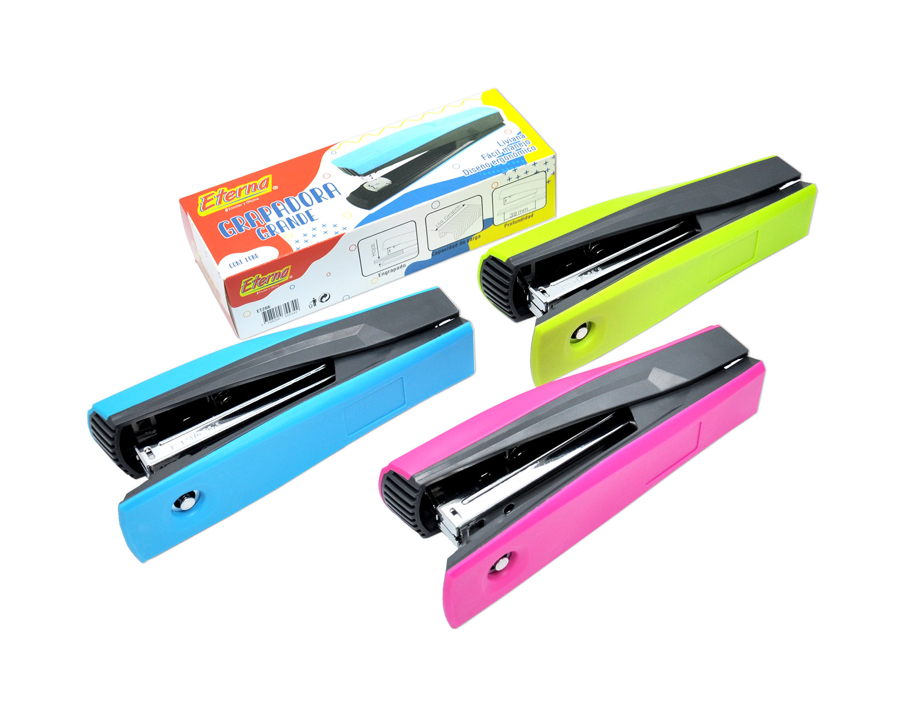 Grapadora Grande Colores Eterna|Eterna