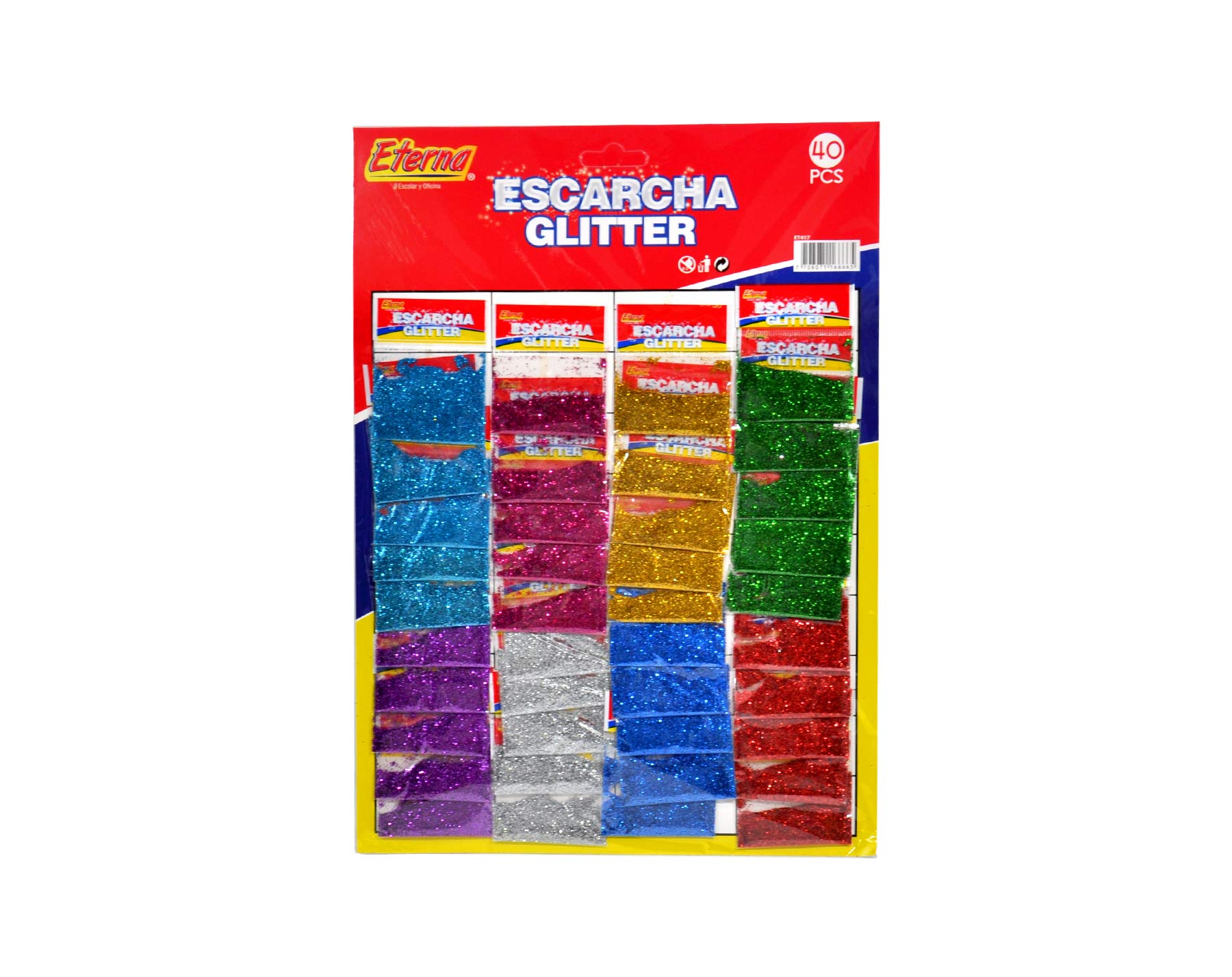 Set Escarcha Multicolor Eterna X 40|Eterna