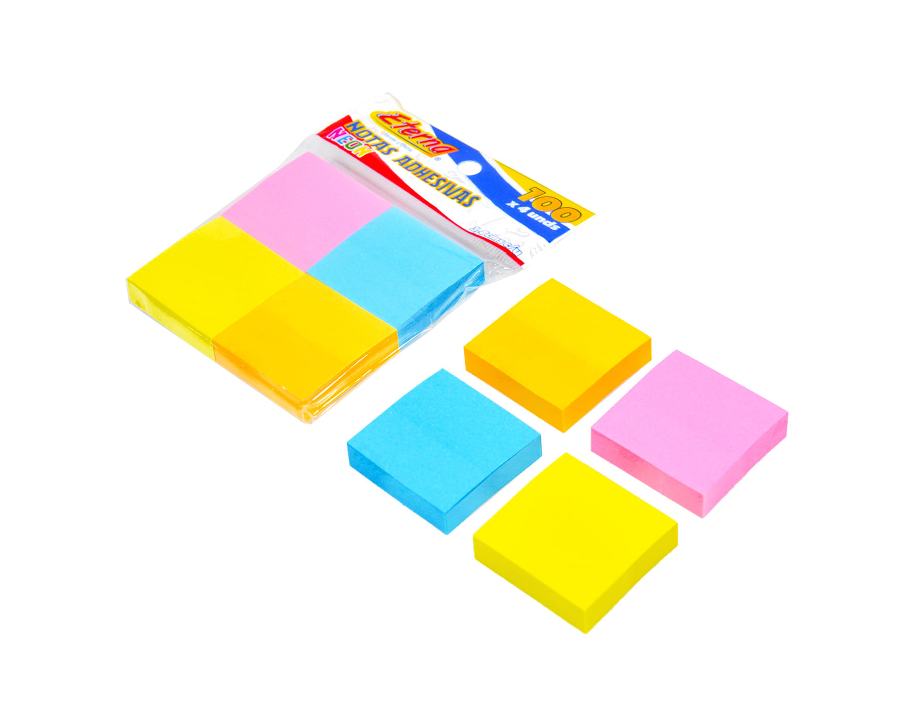 Notas Adhesivas De Colores Pequeñas X4 Color Eterna Eterna
