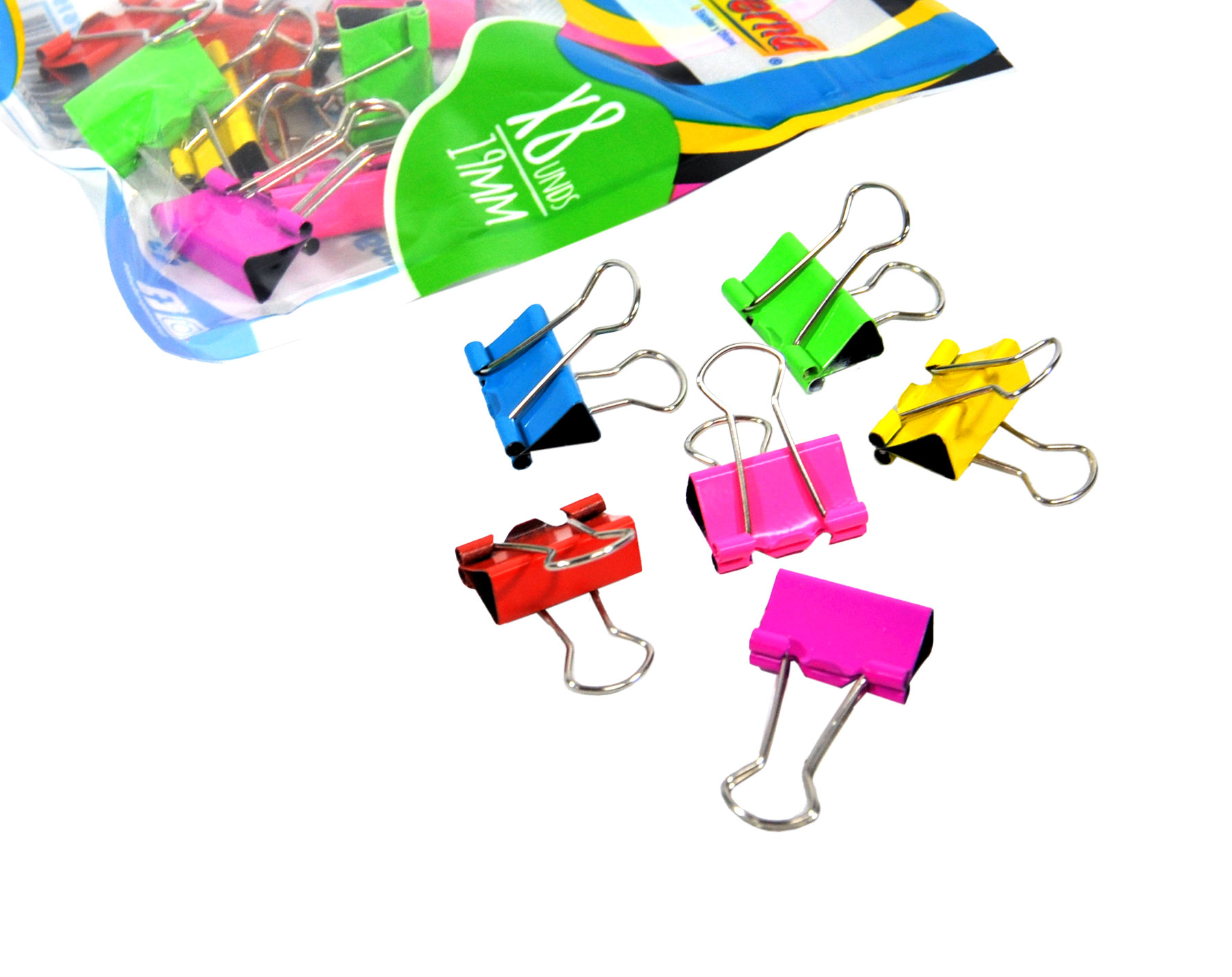 Gancho Lotero Neón Pastel x 8 Eterna ET619