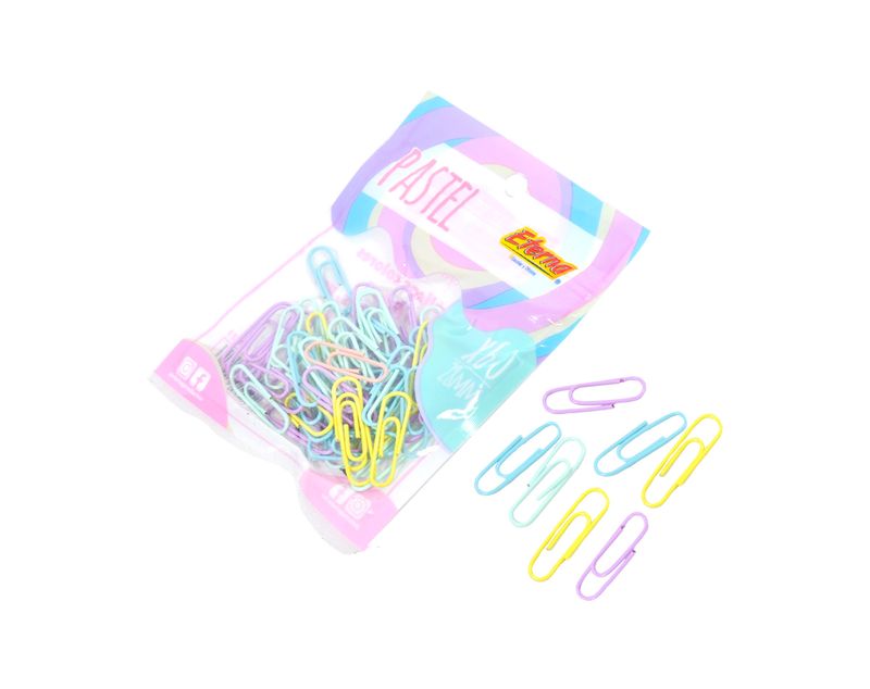 Clips Estandar Pastel x 60 Eterna ET621