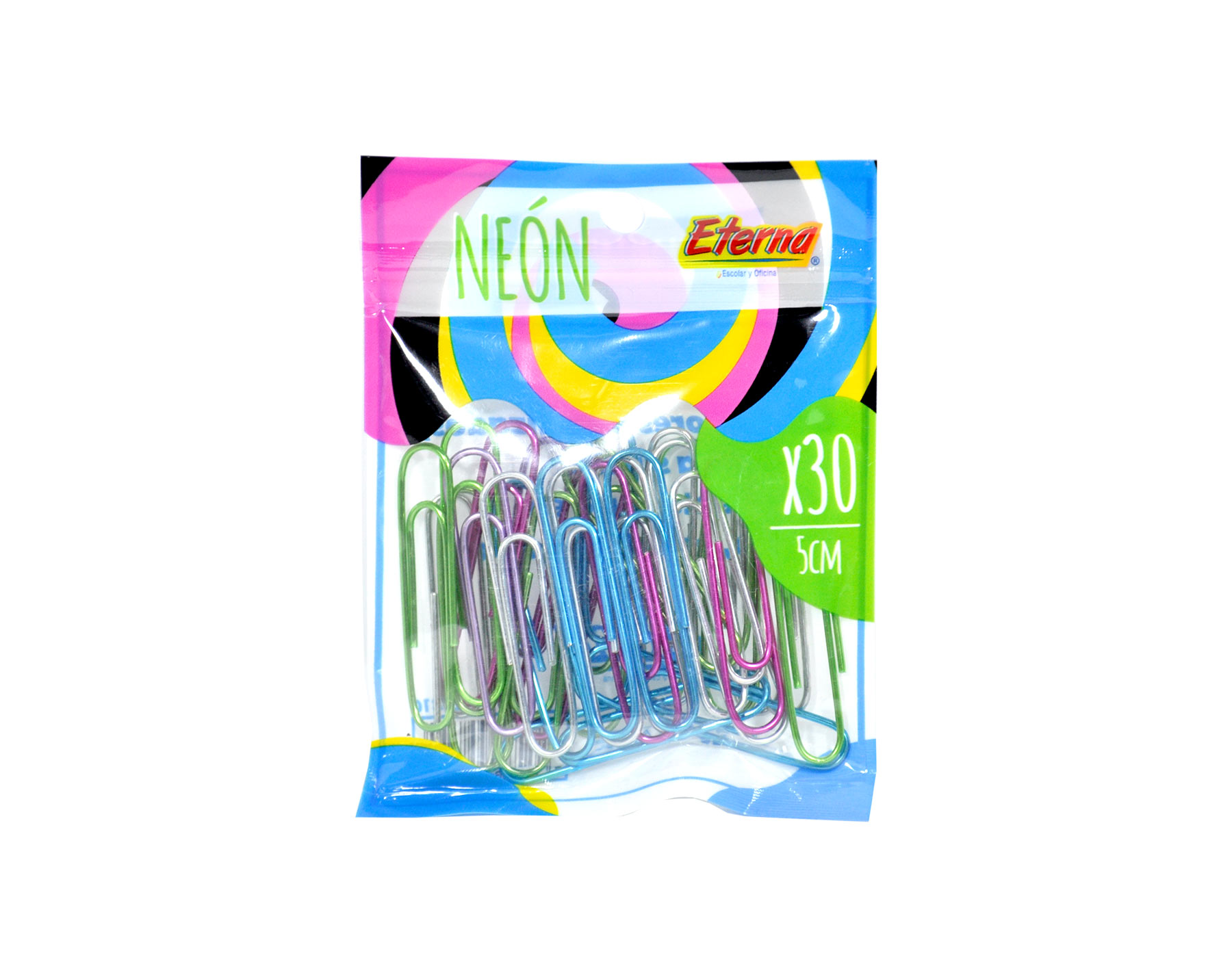 Clips Colores Metálizados Grande Eterna ET810