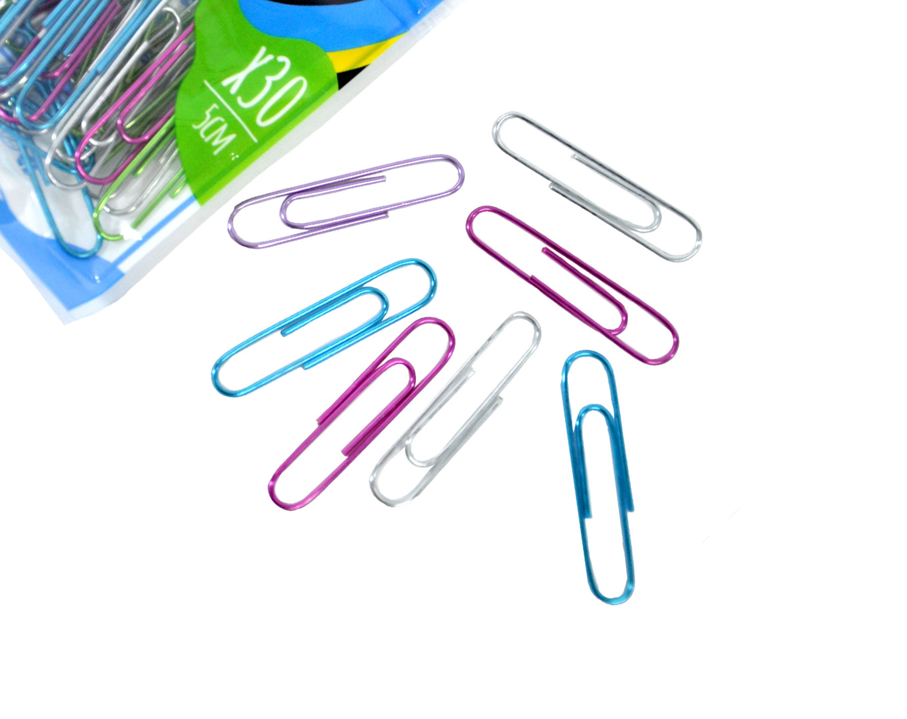 Clips Colores Metálizados Grande Eterna ET810