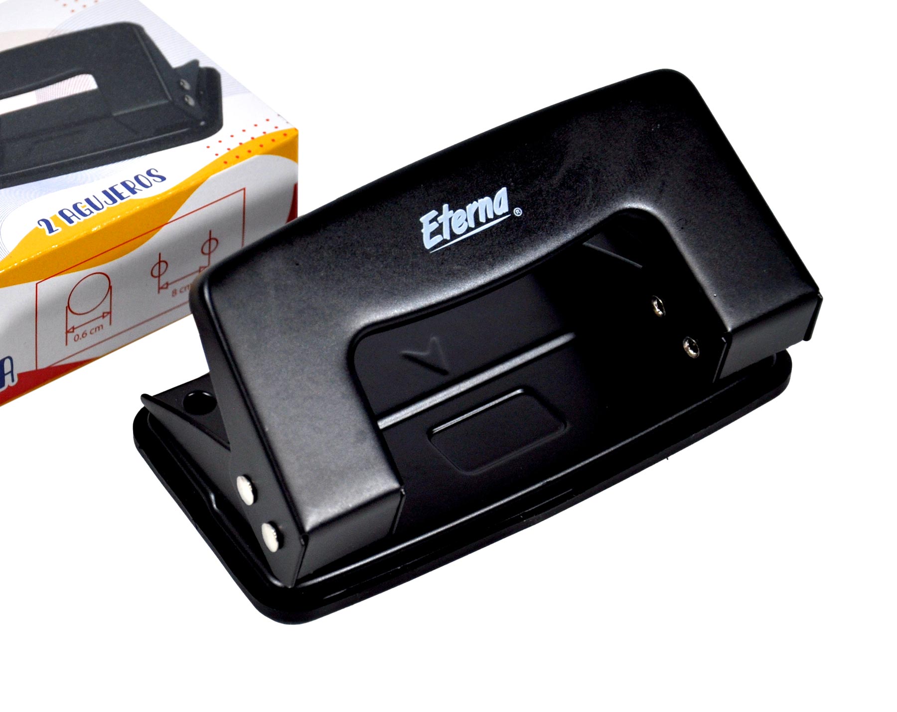 Perforadora Metálica Dos Huecos 10 Hojas ET717